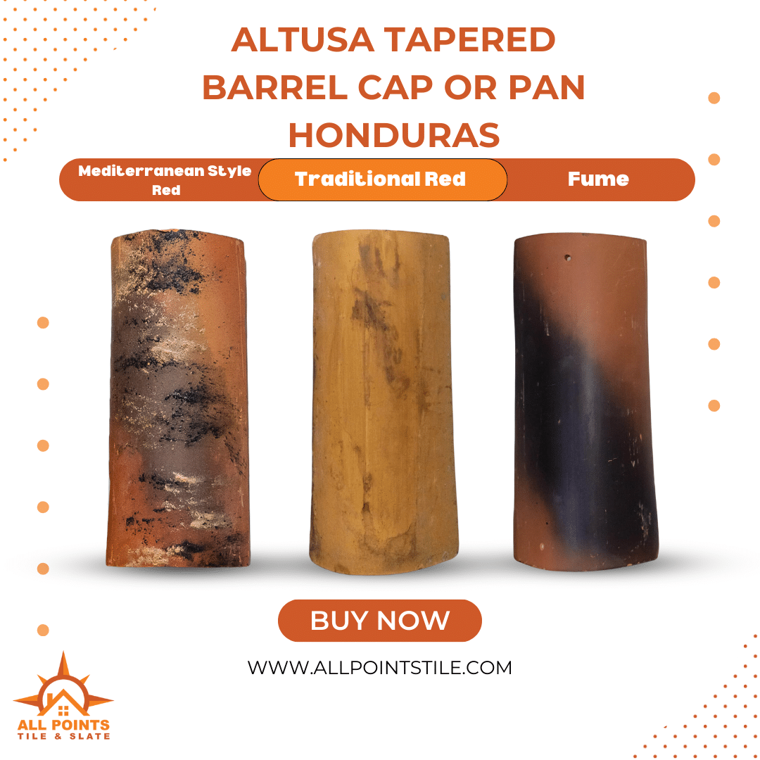 Altusa Tapered Barrel Cap or Pan Honduras | All Points Tile & Slate