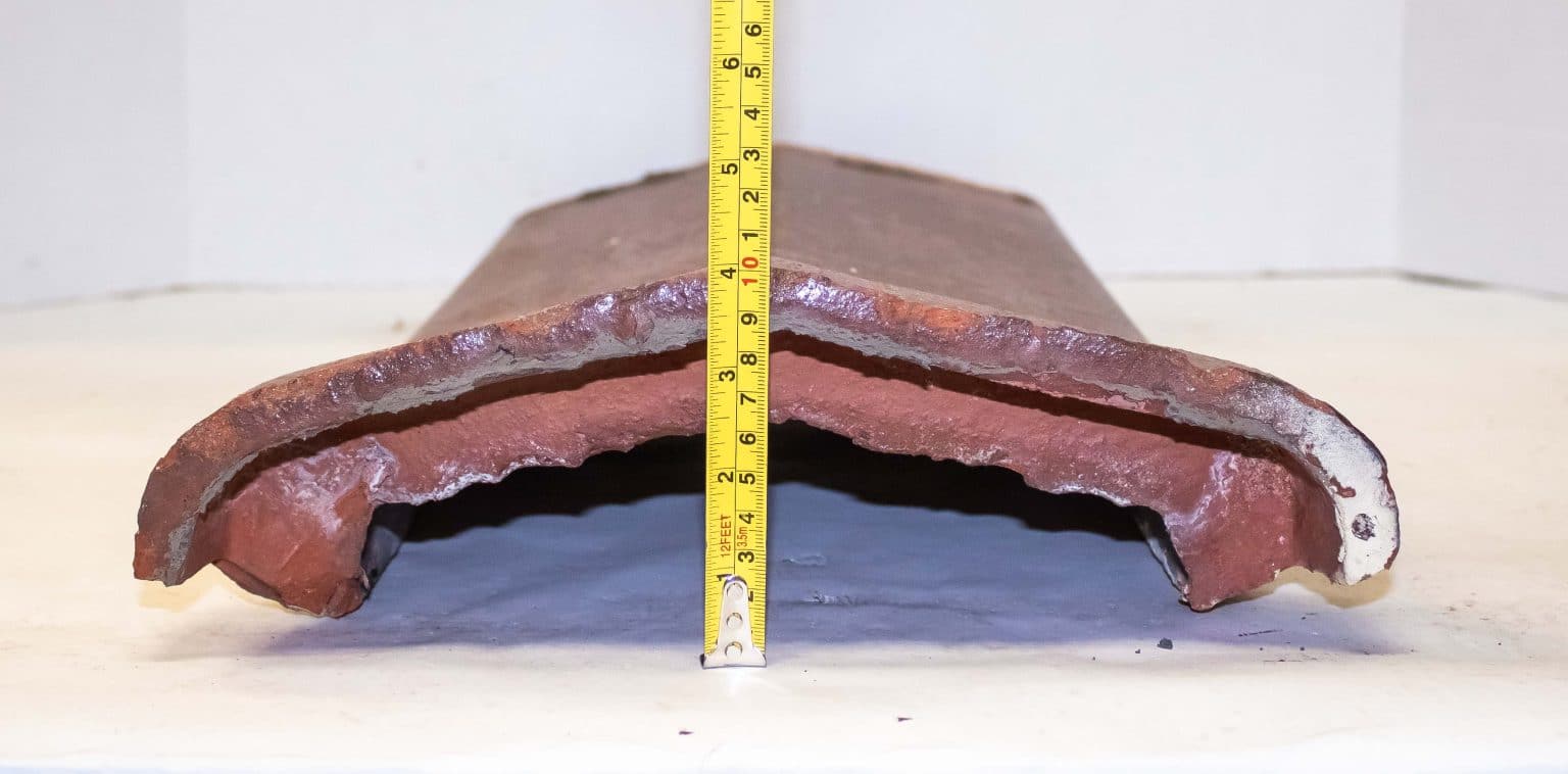 Superior Clay Double Slant Wall Coping | All Points Tile & Slate